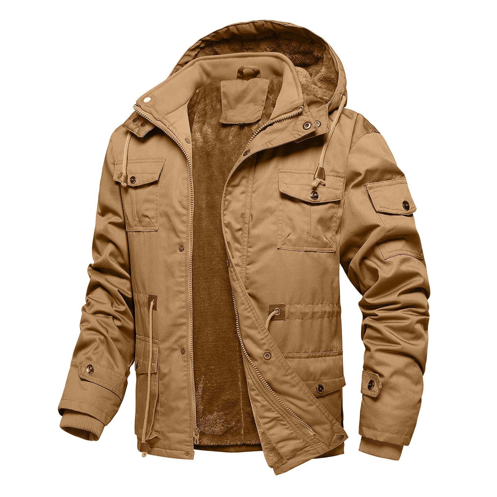 Manxivoo Winter Jackets for Men, Men's Winter Jacket Lined Thick ...