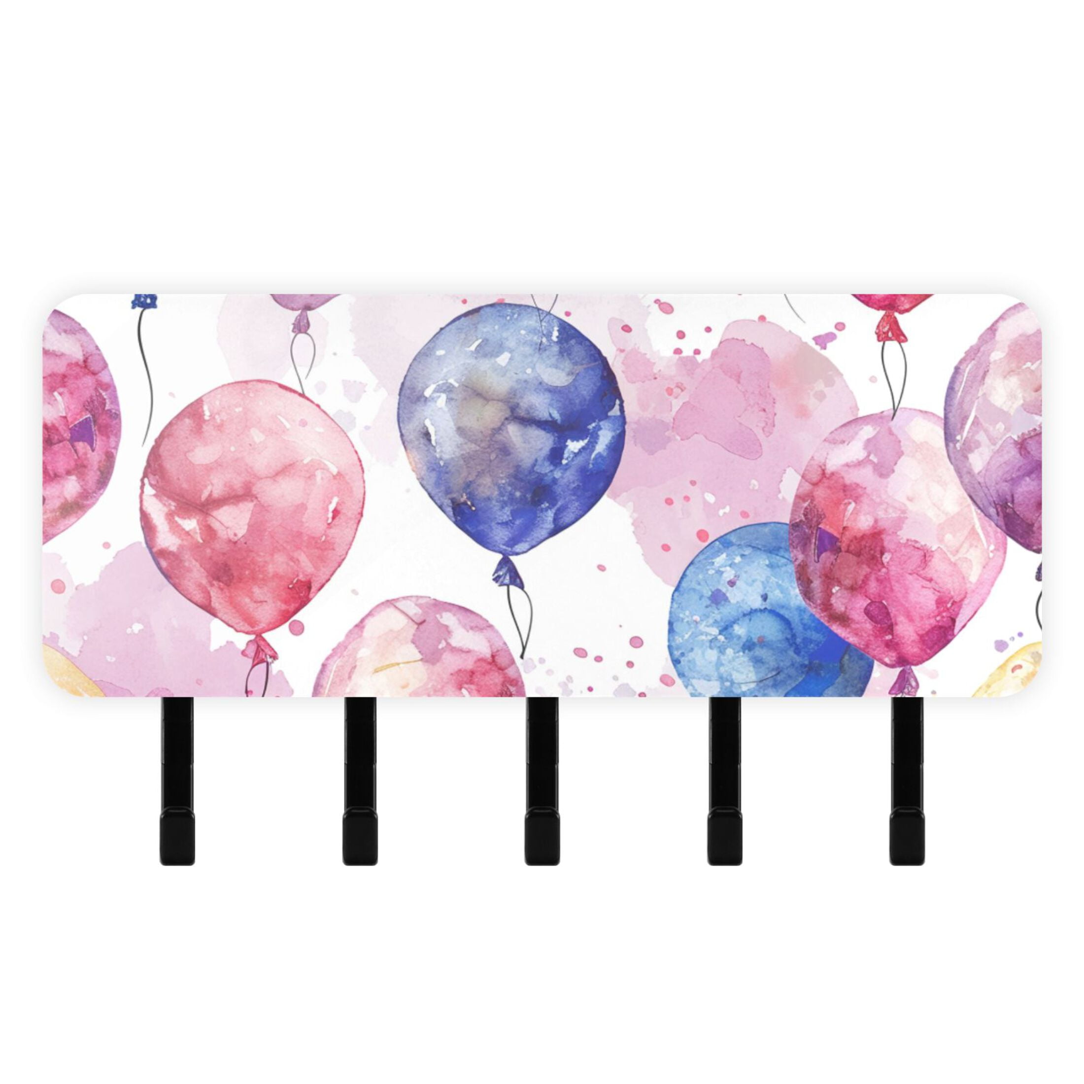 Many Balloons Key Holder for Wall Mail Holder Organizer with 5 Key ...