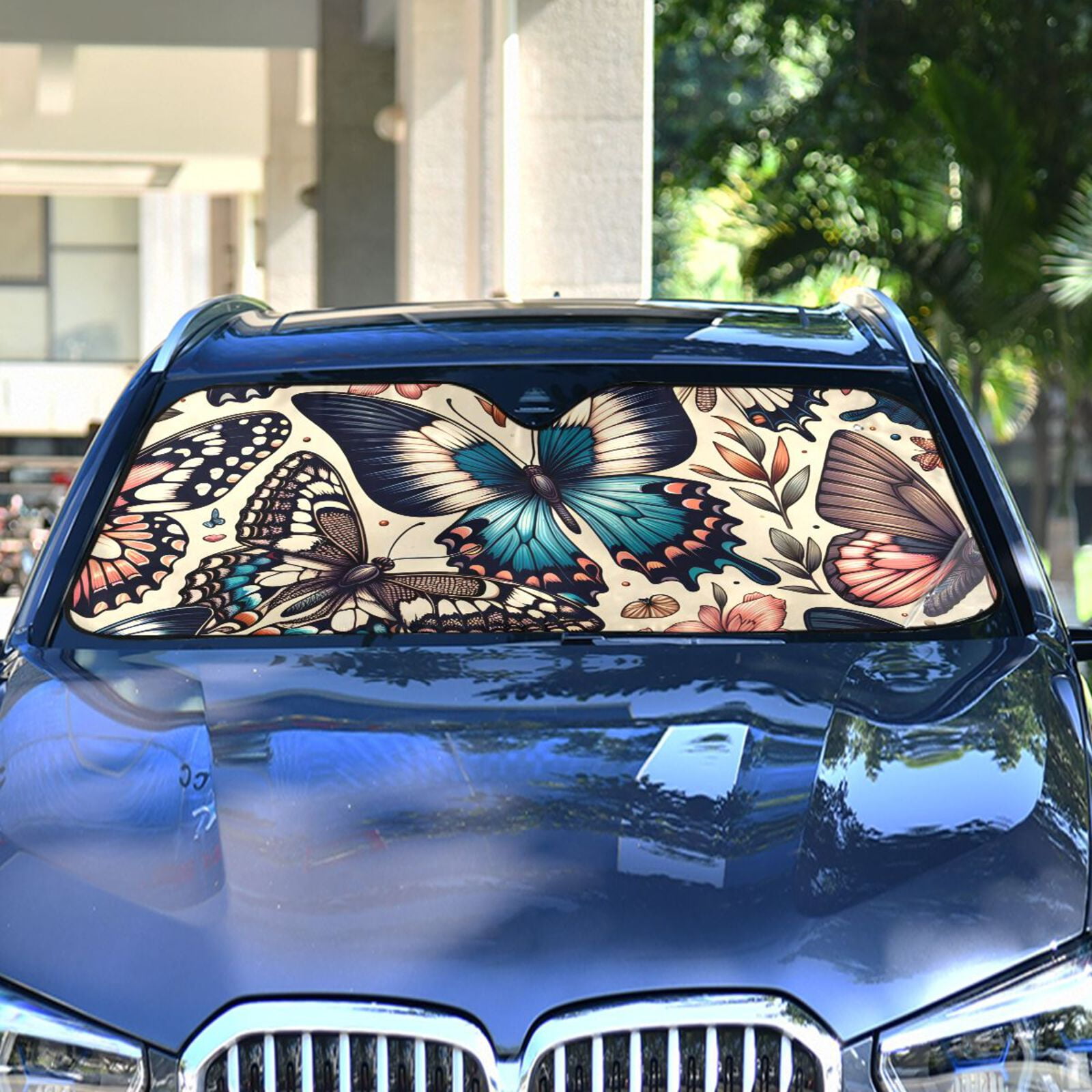 Many Butterflies Automotive Front Car Windshield Sun Shade Reflector ...