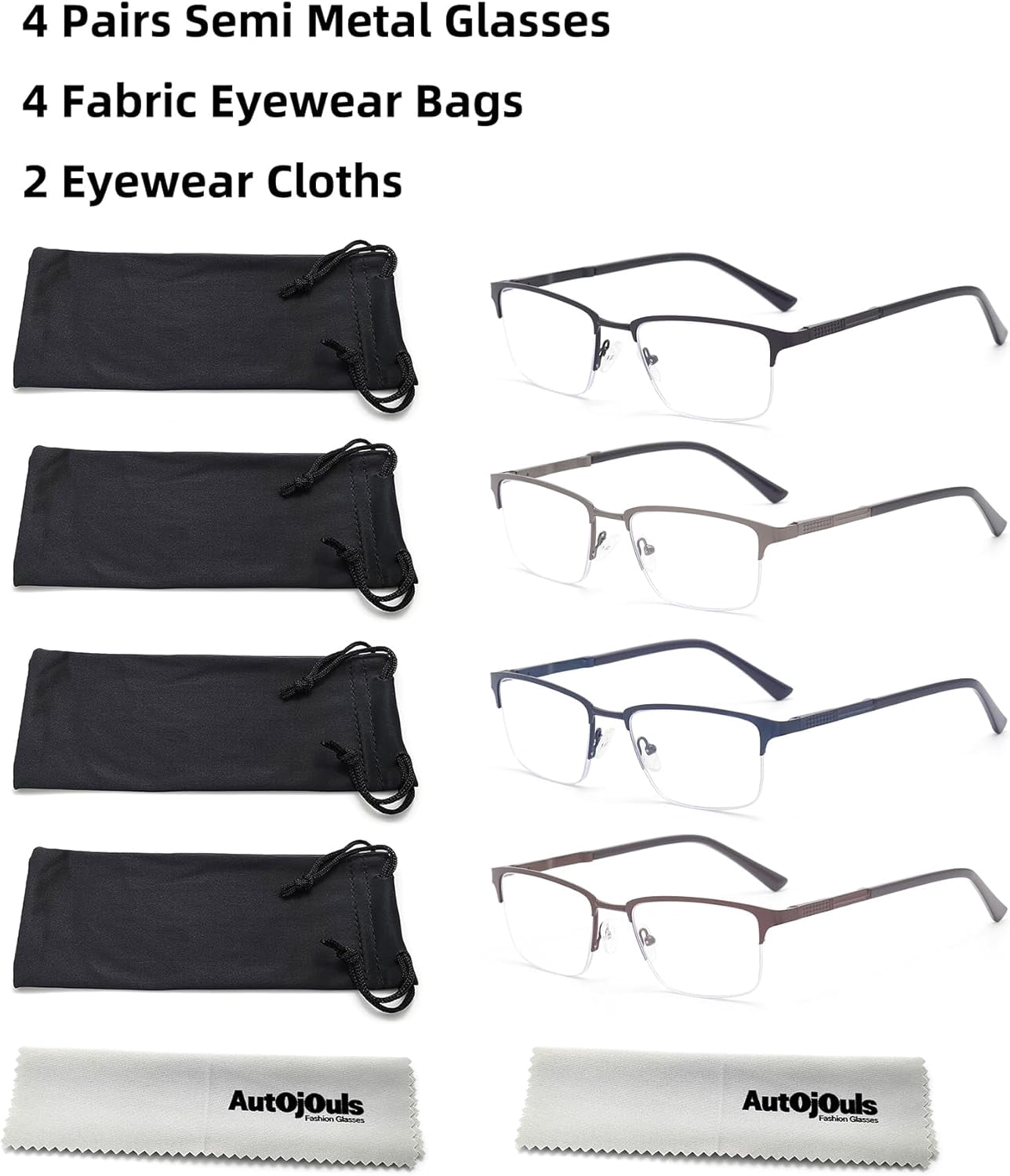 Many Kind of Reading Glasses for Men Women Spring Hinge Readers Clear ...