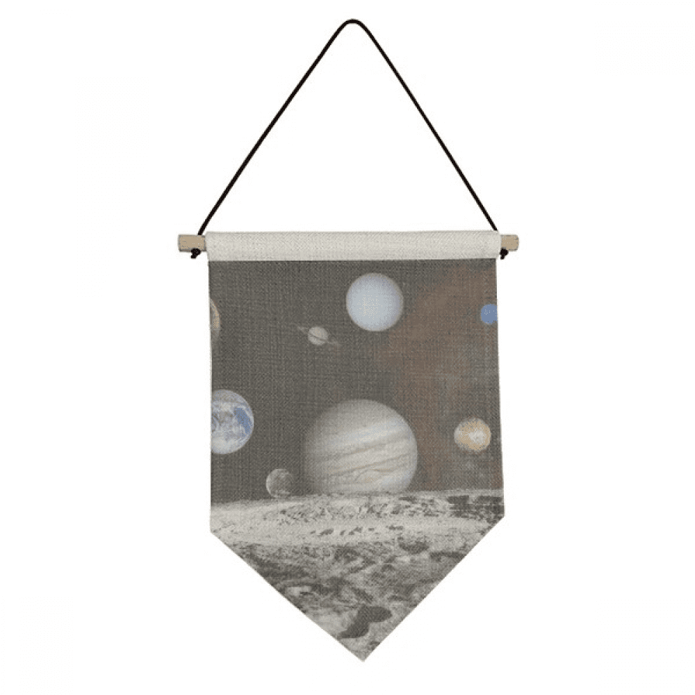 Many Planets Dark Universe Canvas Flag Hanging Wall Art Decor Banner ...