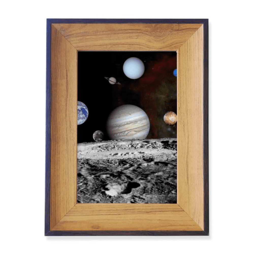 Many Planets Dark Universe Photo Frame Exhibition Display Art Desktop ...