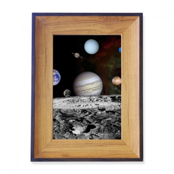 Many Planets Dark Universe Photo Frame Exhibition Display Art Desktop ...