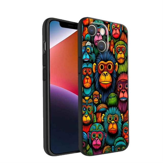Many-Saki-Monkey phone case for iPhone 15 for Women Men Gifts,Soft ...