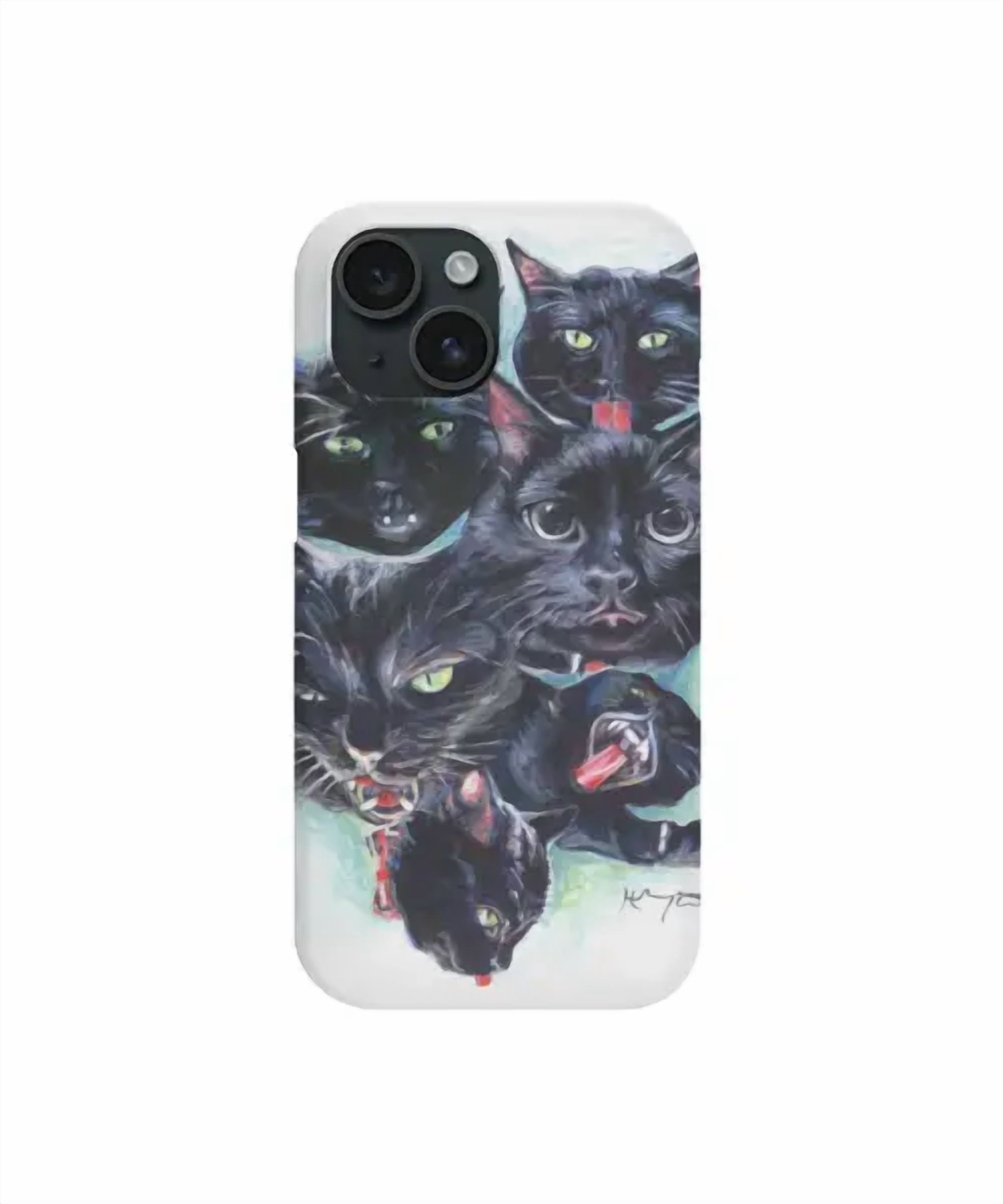 Many Void Funny Cat Meme Space Empty Phone Case for iPhone 16 15 14 13 ...