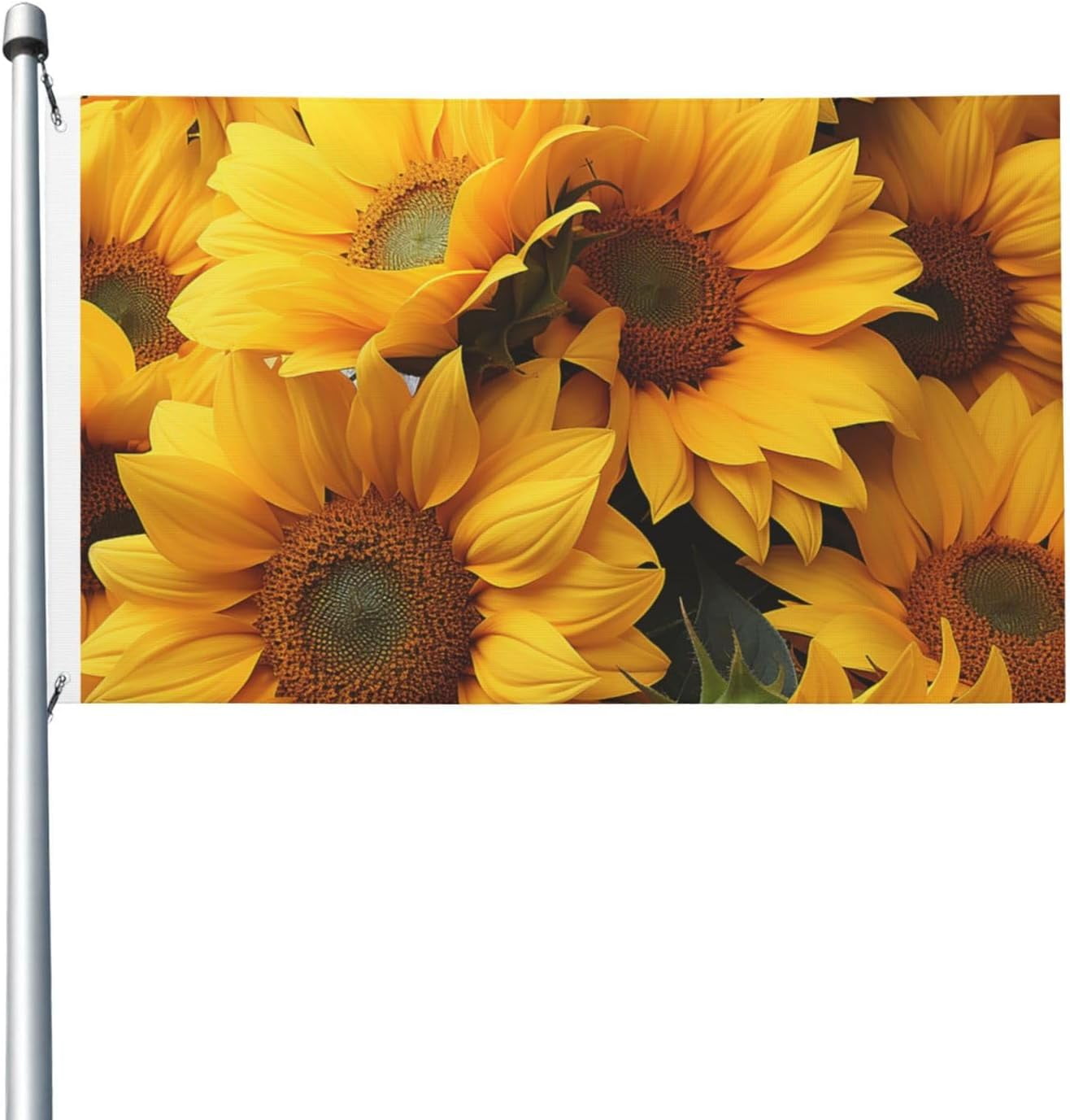 Many sunflowers Flag 3x5 ft Flags for Outside Funny Banner Garden Flag Print Welcome Yard ...