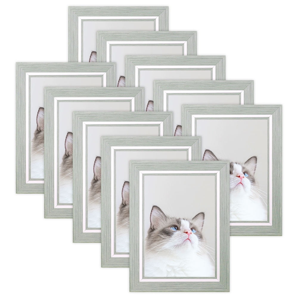 ManyDFYu 10 Pack 10x12 Picture Frames, Mint Green Photo Frames Set for ...