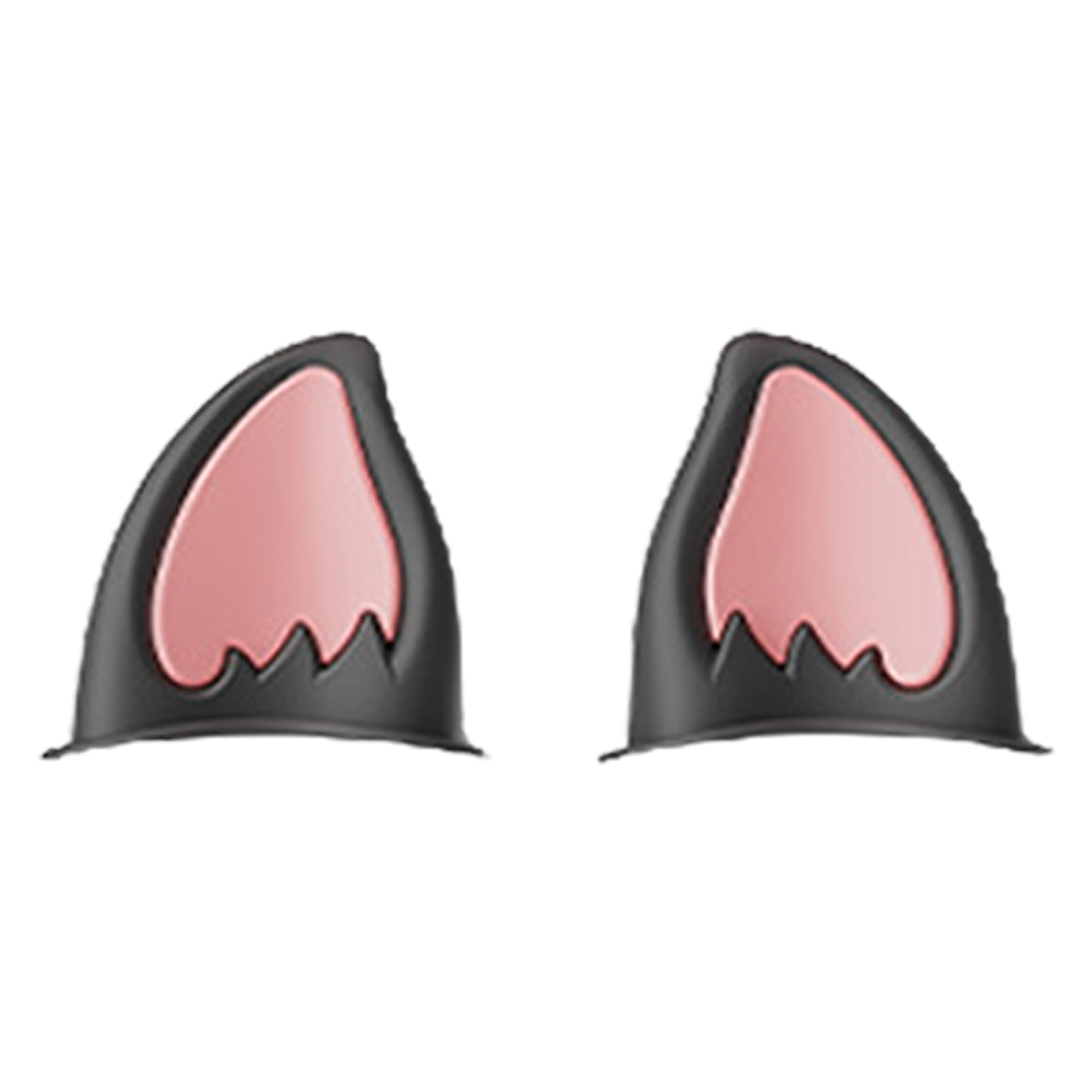 Manyache 1 Pair Motorcycle Helmet Cat Ear Decoration Adhesive Scooter ...