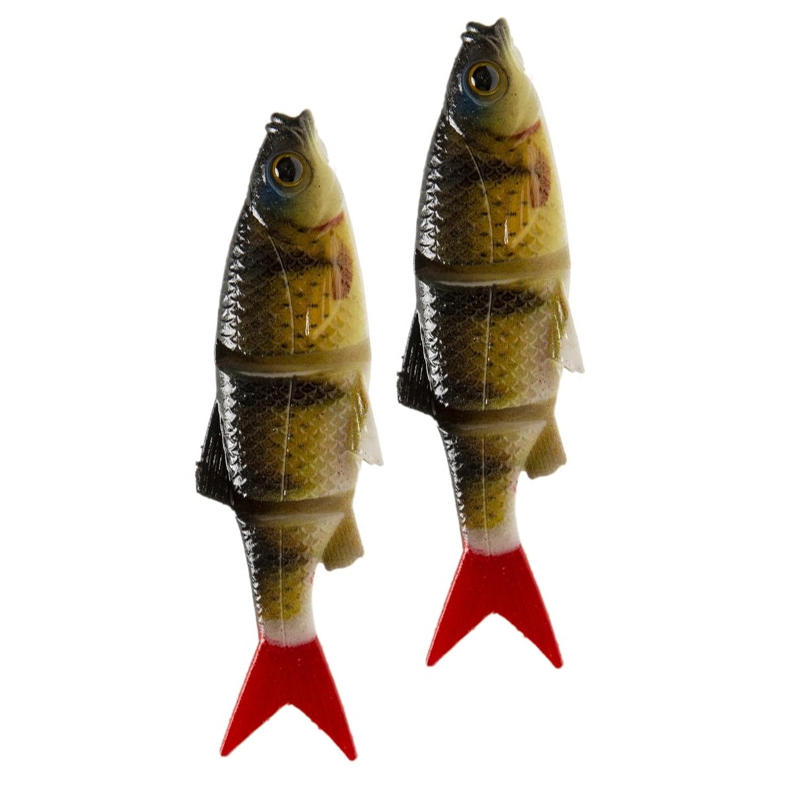 Manyache 2Pcs 9.5CM/9.5G Multi-jointed Fishing Lure 3-Section Swimbait ...