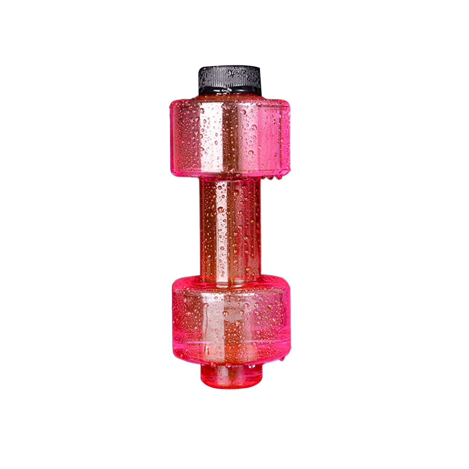 Manyache 500/1500/2200/2600ML Dumbbell Sports Water Bottle Clear ...