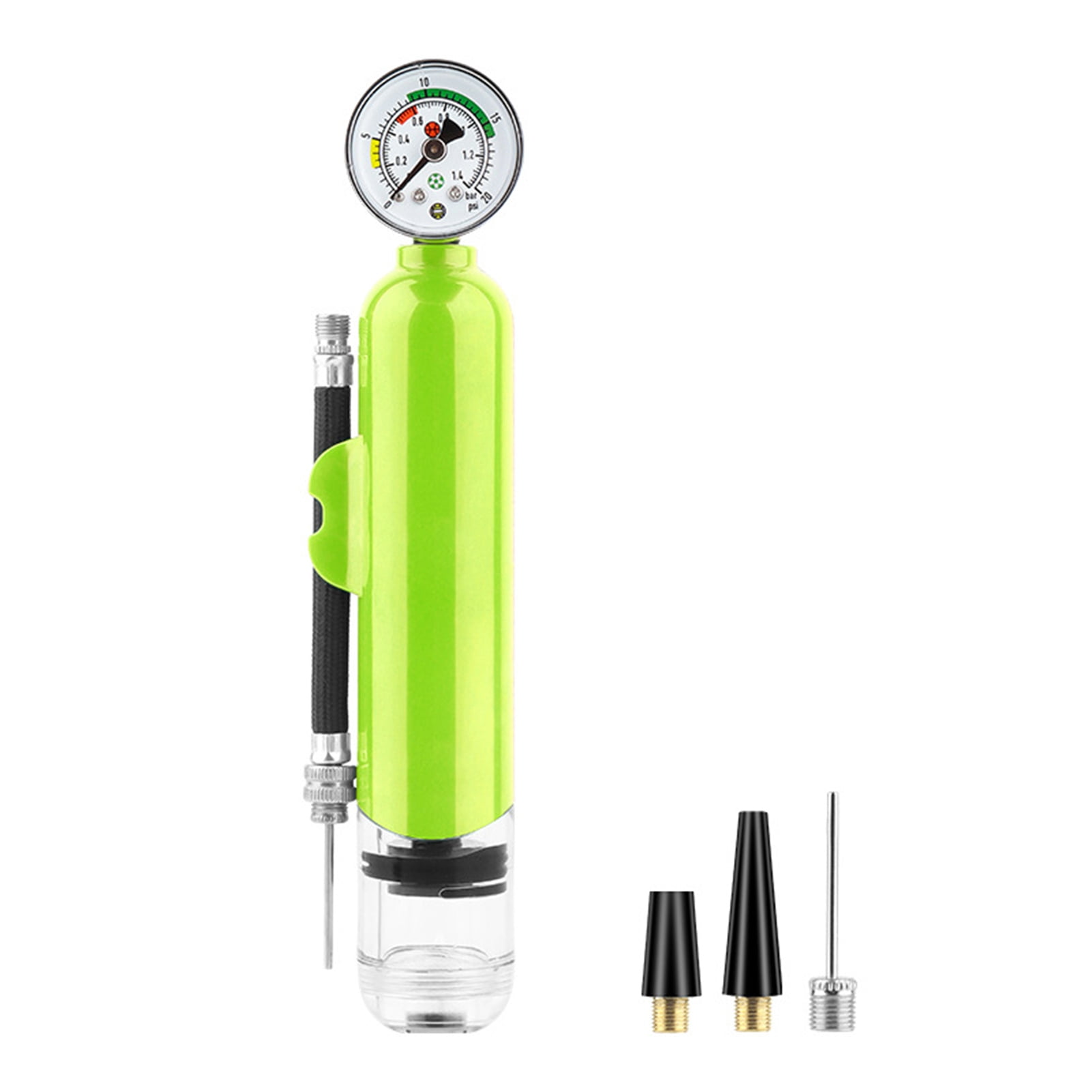 Manyache Ball Pump with Pressure Gauge Dual Action Sports Ball Pump ...