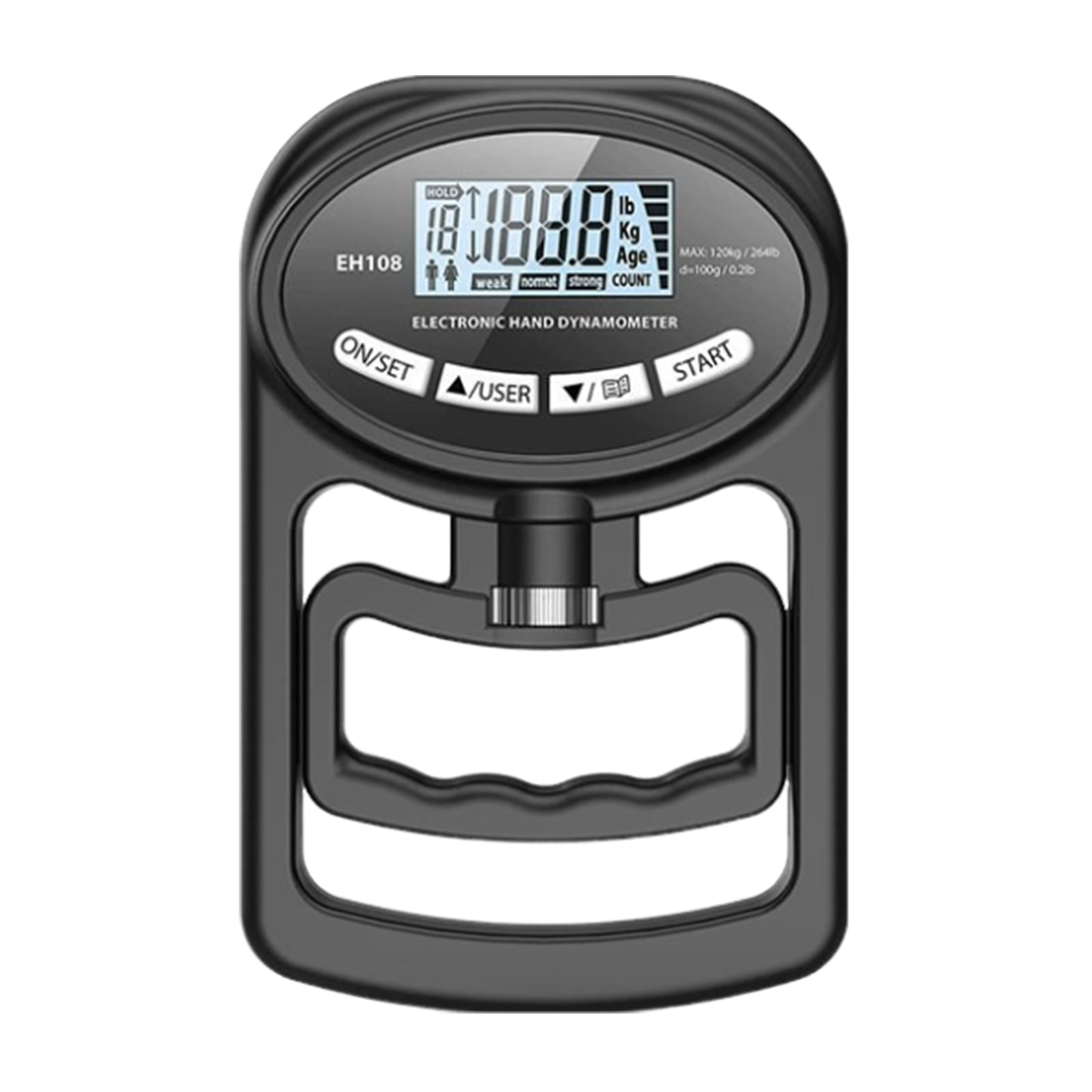 Manyache Electric Grip Strength Tester LED Display Hand Grip ...