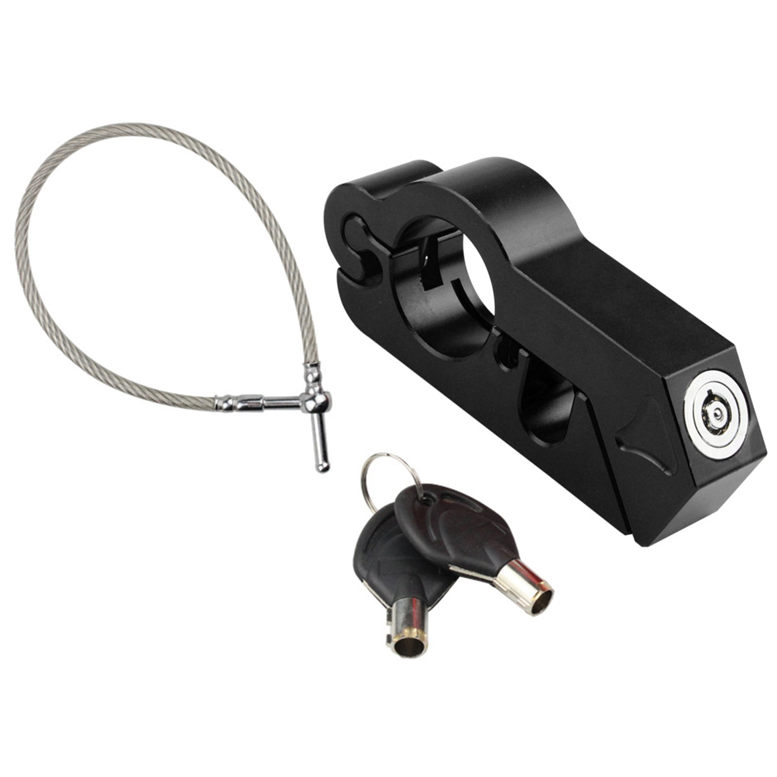 Manyache Motorcycle Brake Lock Handlebar Helmet Lock Combo Anti-theft ...