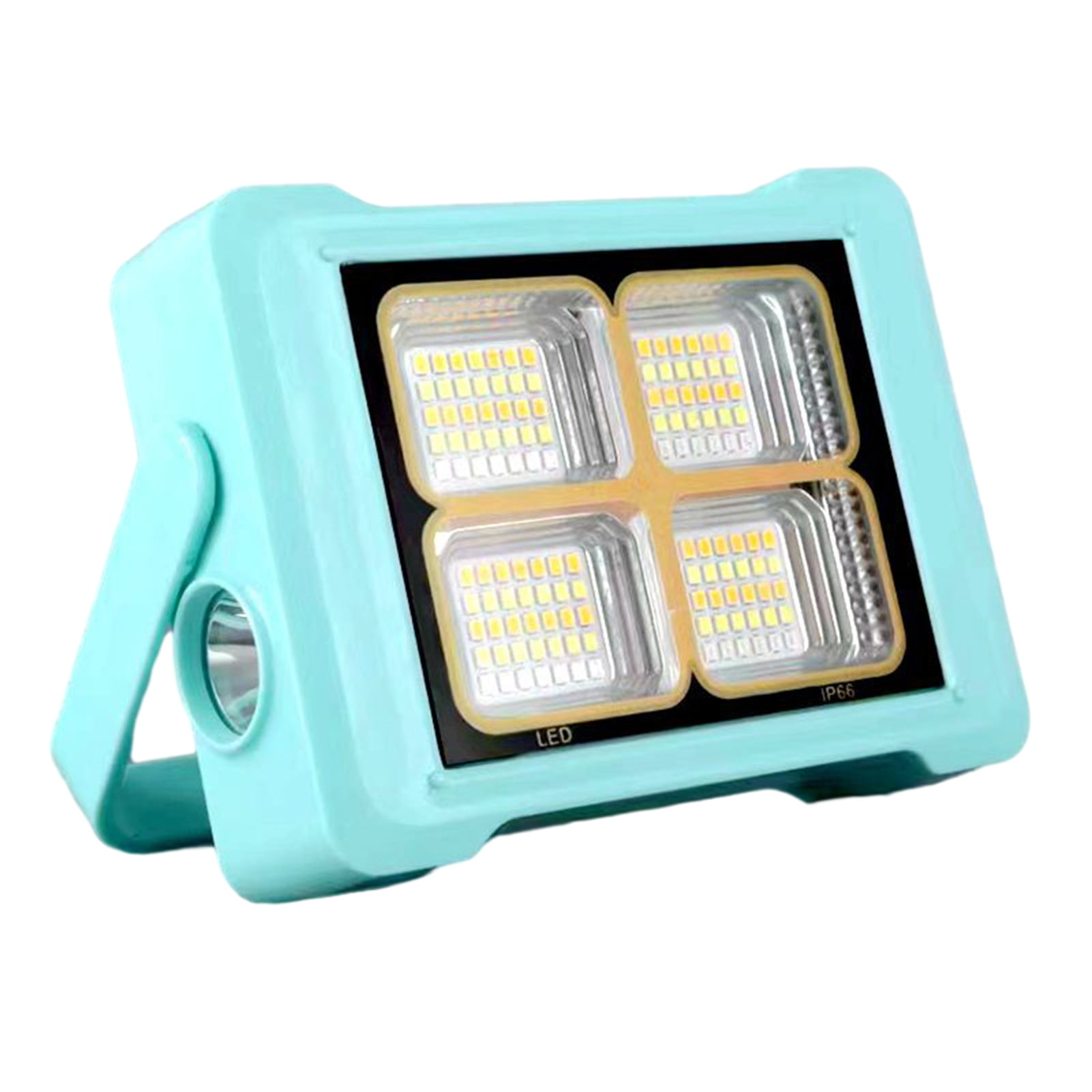 Manyache Portable Camping Flashlight USB/Solar Rechargeable LED ...