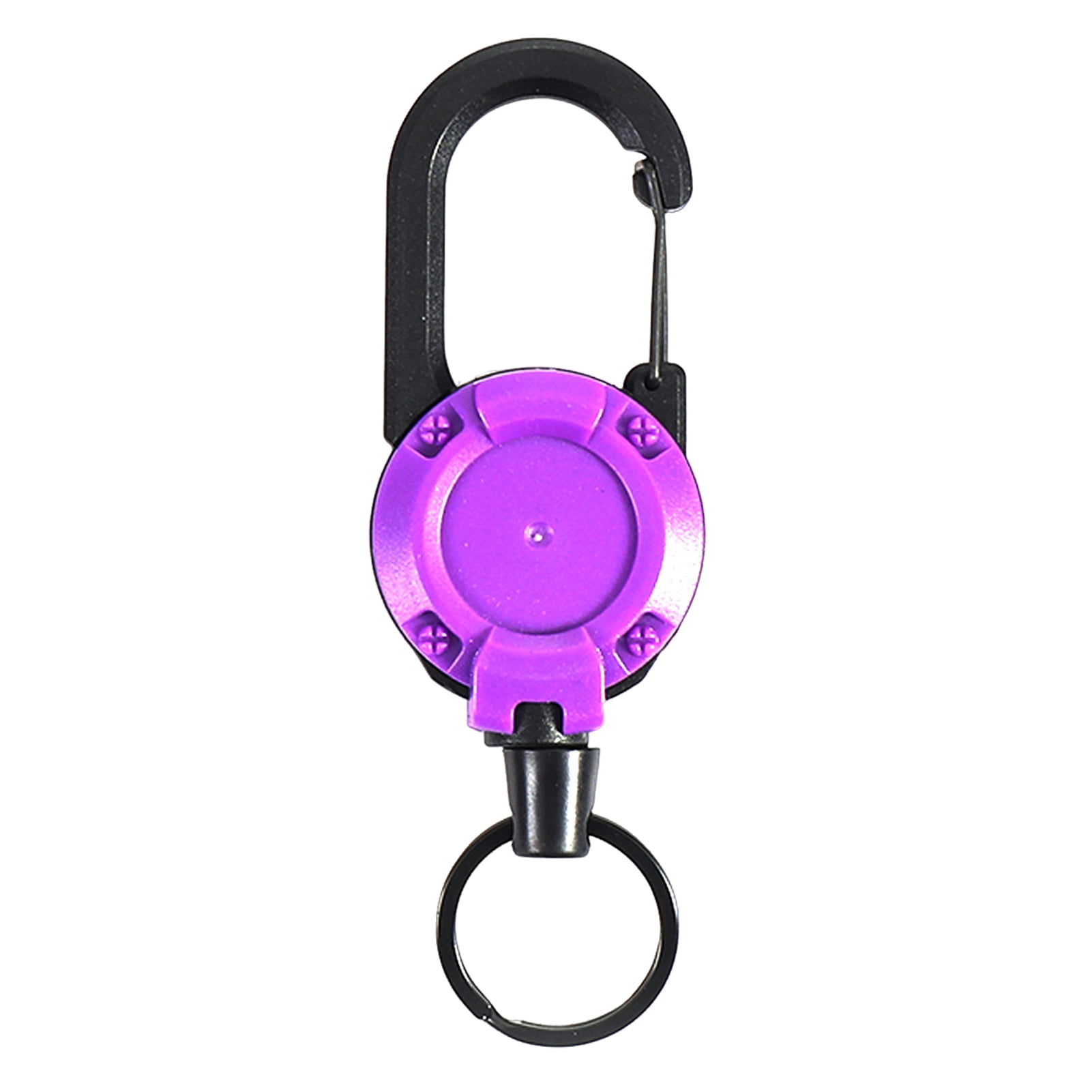 Manyache Portable Retractable Keychain Carabiner Badge Holder Strong ...