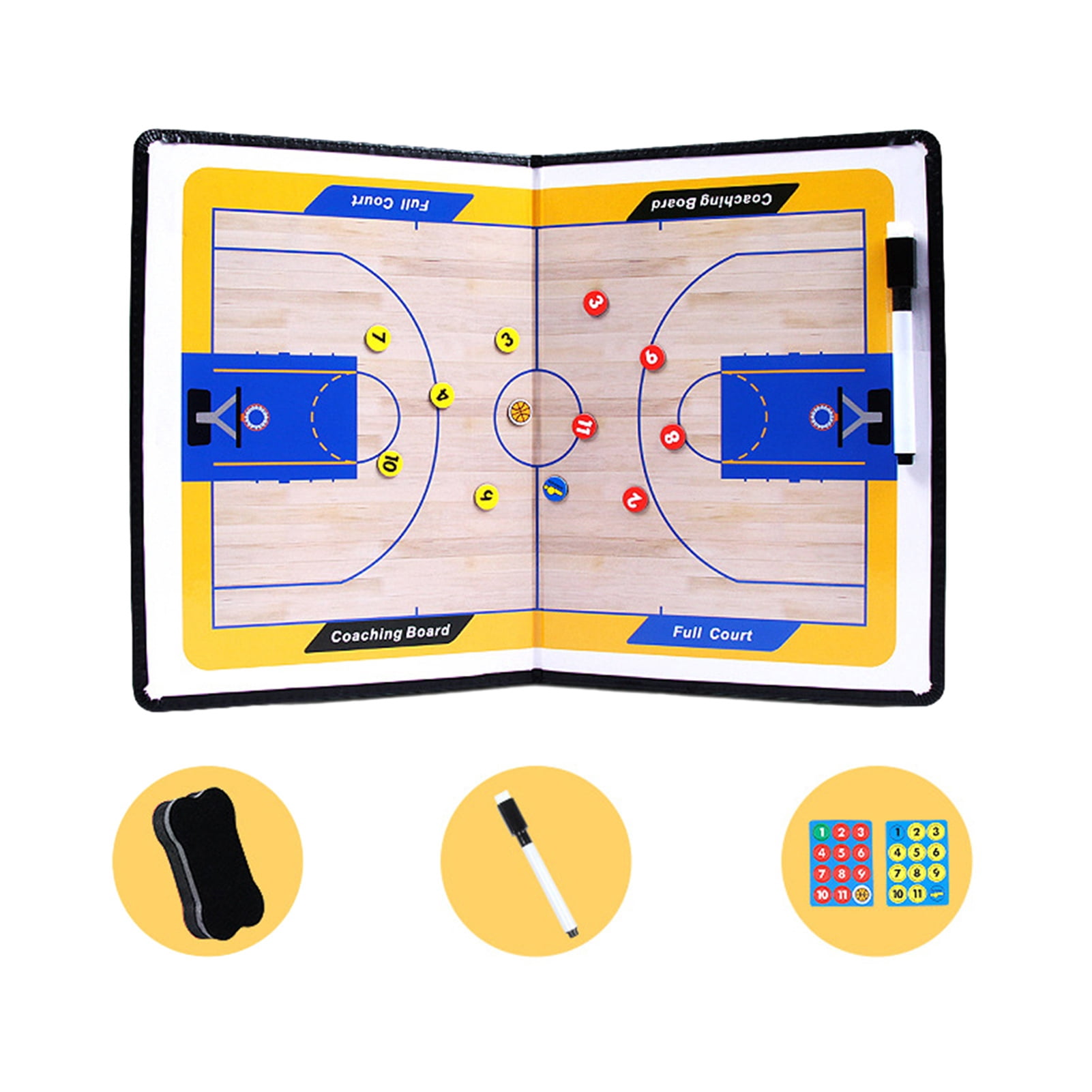 Manyache Volleyball Coaching Board Magnetic Clipboard Smooth Surface ...