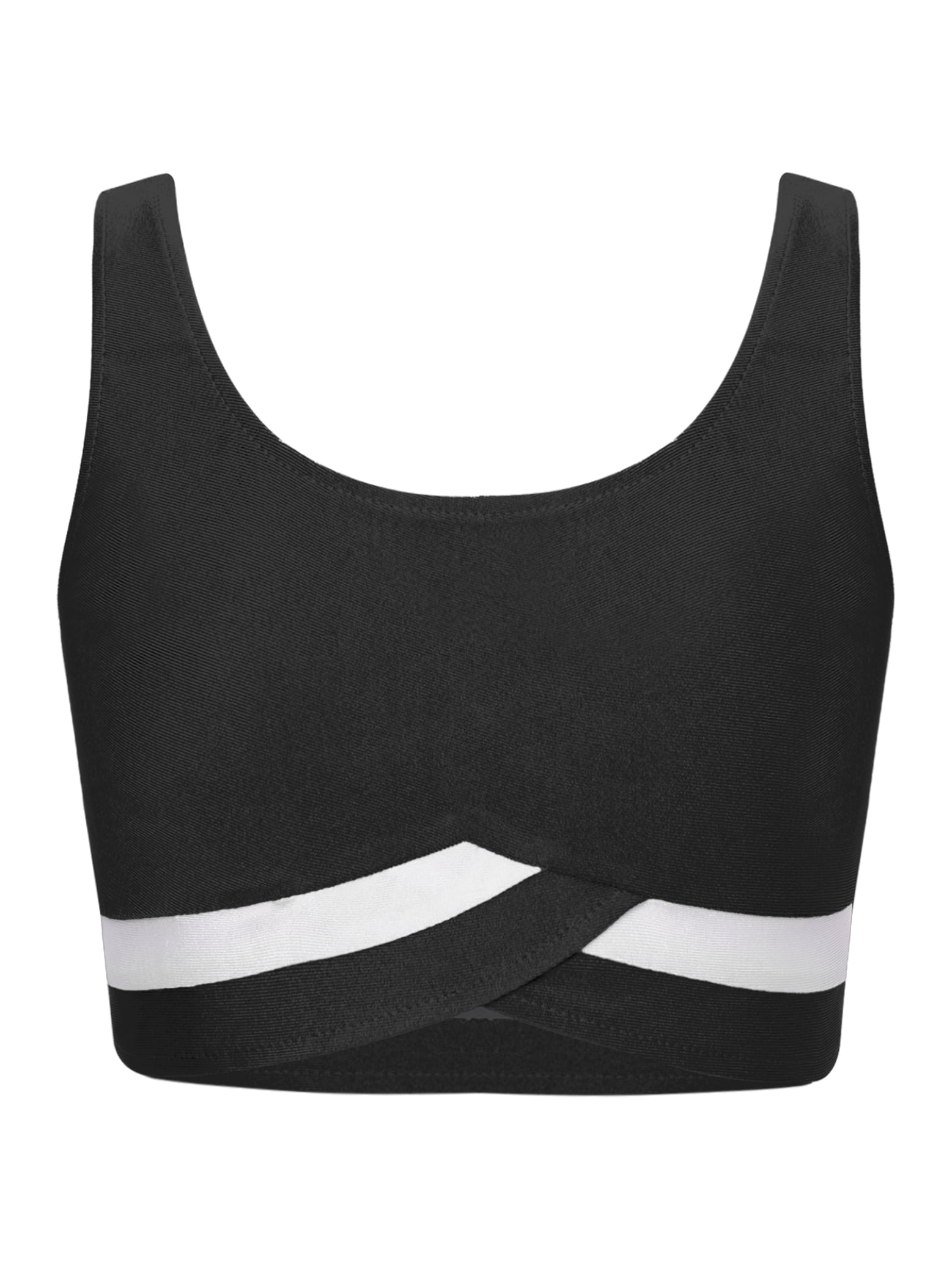 Manyakai Kids Girls Camisole Sport Bras Crop Top Sleeveless Gymnastics ...