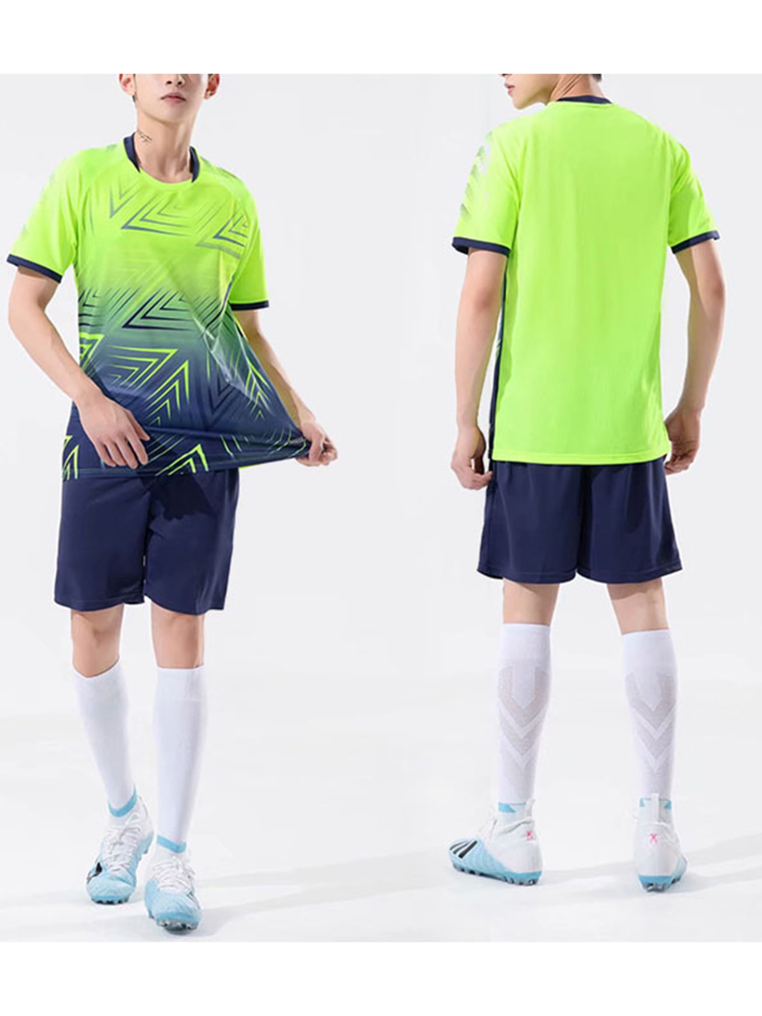 Manyakai Mens Soccer Jersey Training Uniform Dry Fit Football Outfits ...