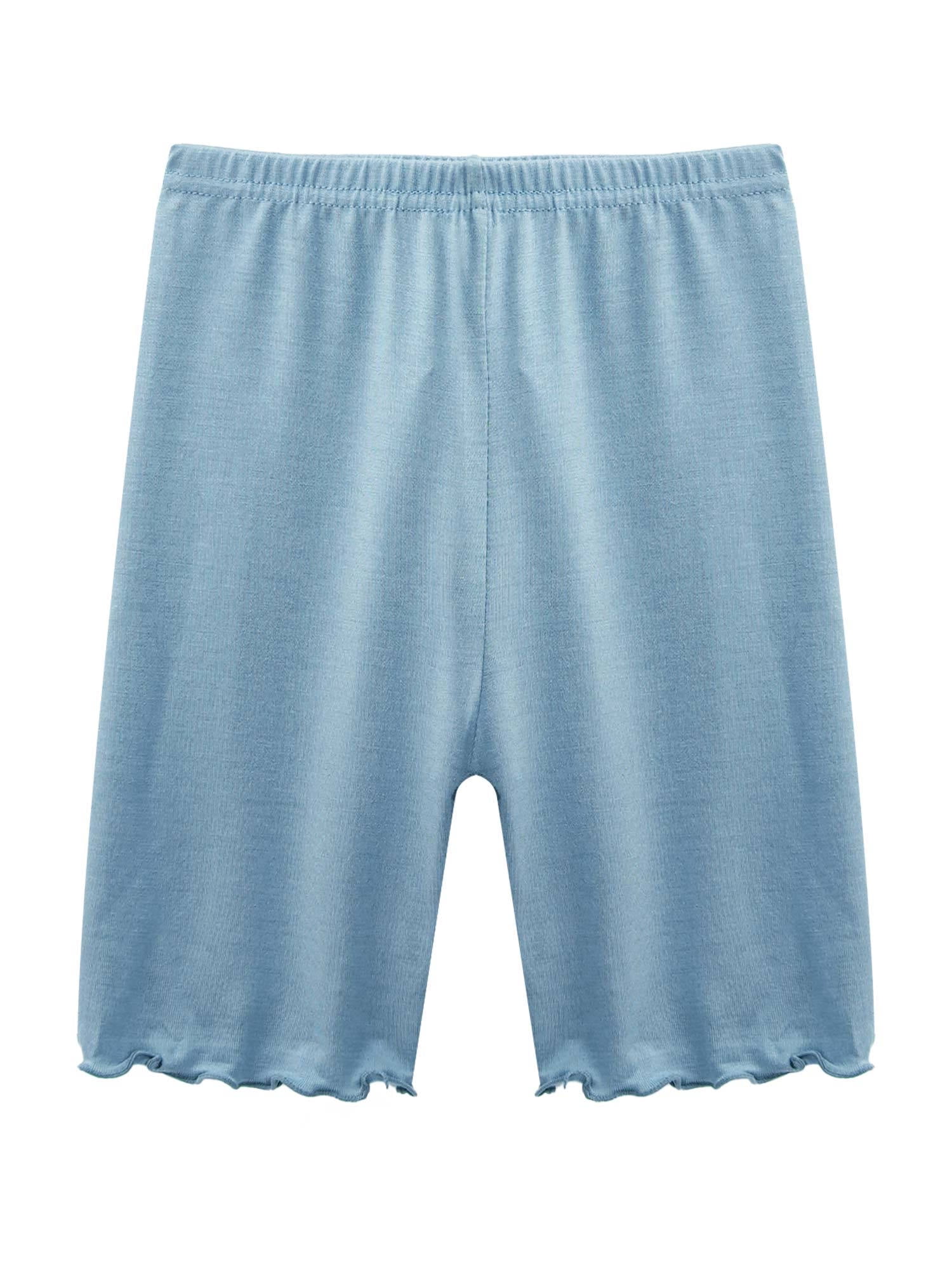 Manyakai Toddler Girls 6 Pack Dance Shorts Bike Shorts Solid Elastic ...