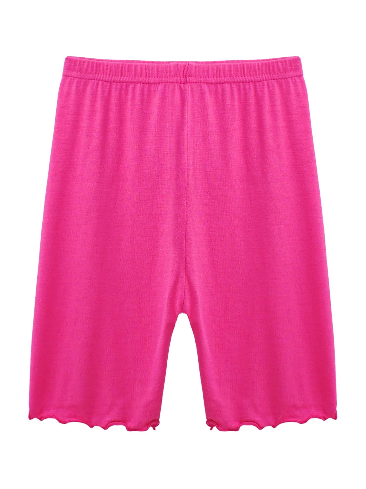 Manyakai Toddler Girls 6 Pack Dance Shorts Bike Shorts Solid Elastic ...