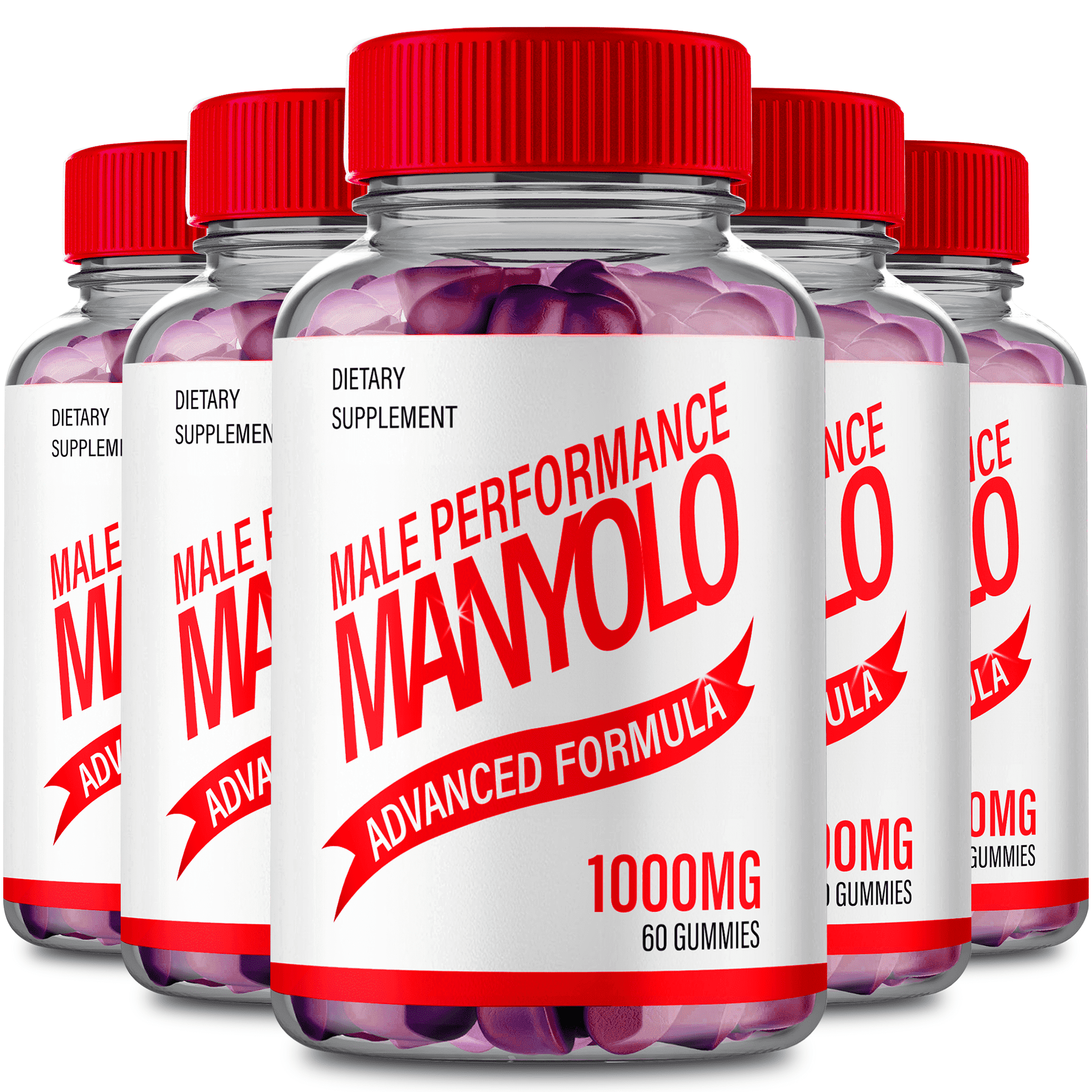 Manyolo Gummies for Men, Man Yolo Advanced Formula (5 Pack) - Walmart ...