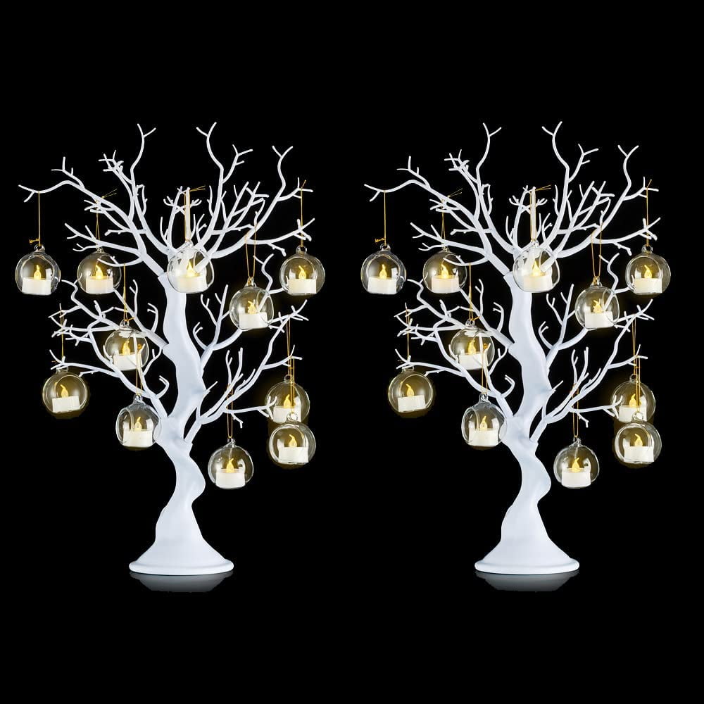 Manzanita Branches Tree Centerpieces for Tables - 23" White Tree ...