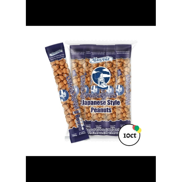 Manzela Manzelazo Cacahuate Japones 10 ct - Walmart.com