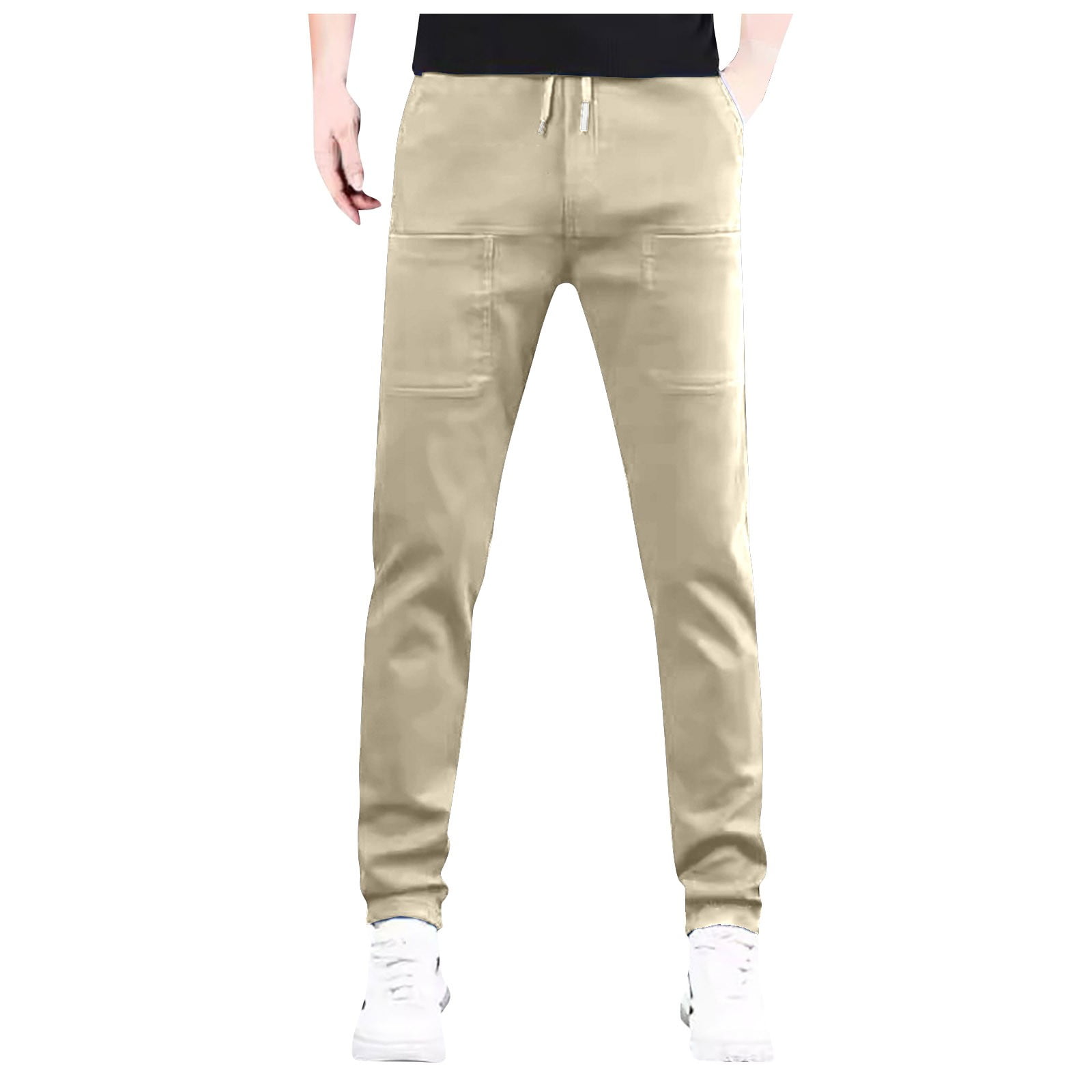 Manzera Stretch Cargo Pants, Men's High Stretch Multi-Pocket Cargo ...