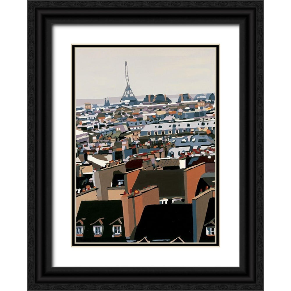 Manzo, Giovanni 14x18 Black Ornate Wood Framed with Double Matting Museum Art Print Titled ...