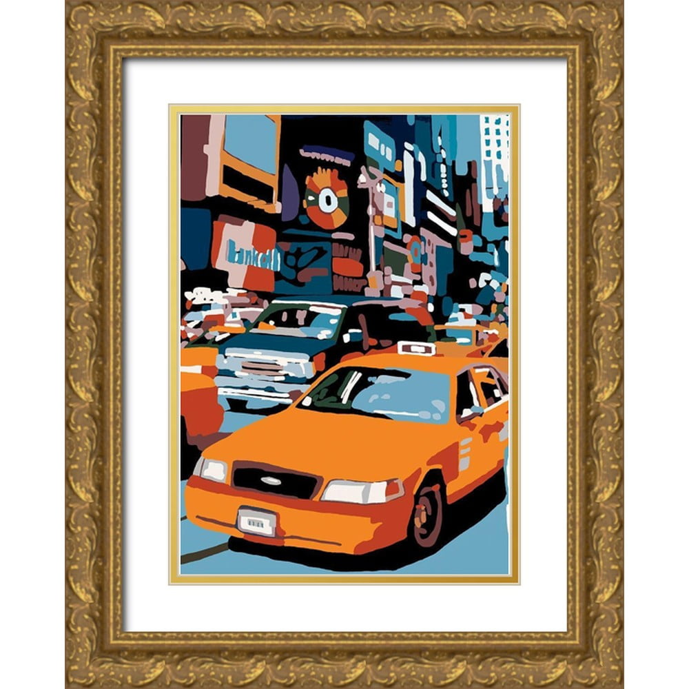 Manzo, Giovanni 14x18 Gold Ornate Wood Framed with Double Matting ...