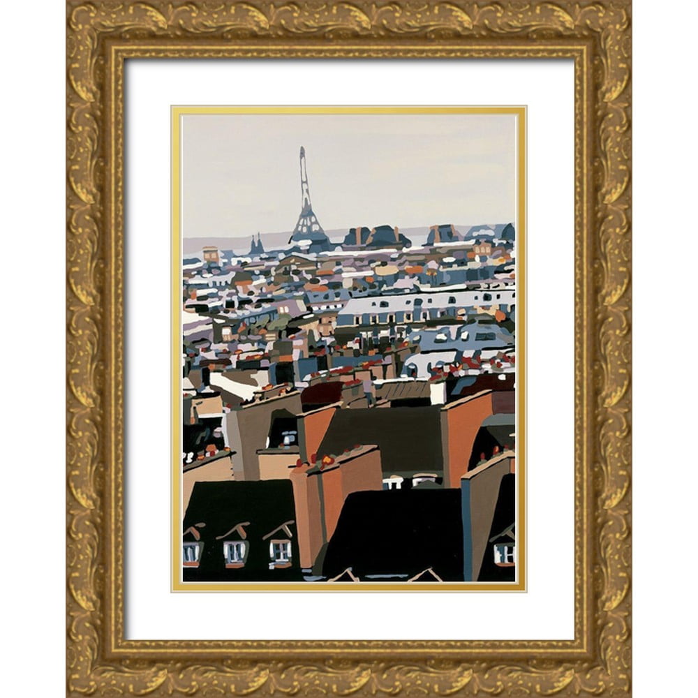 Manzo, Giovanni 14x18 Gold Ornate Wood Framed with Double Matting ...