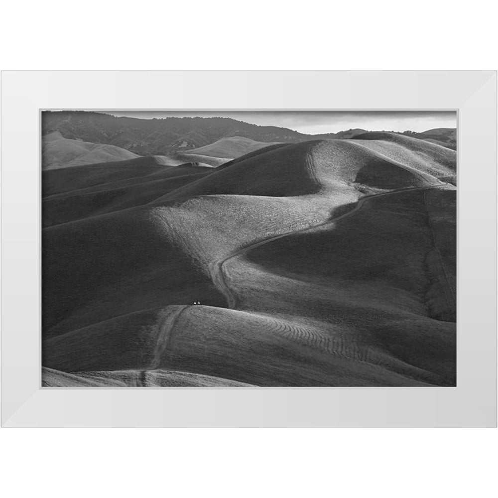 Mao, Yun 24x17 White Modern Wood Framed Museum Art Print Titled - Rolling Hills - Walmart.com
