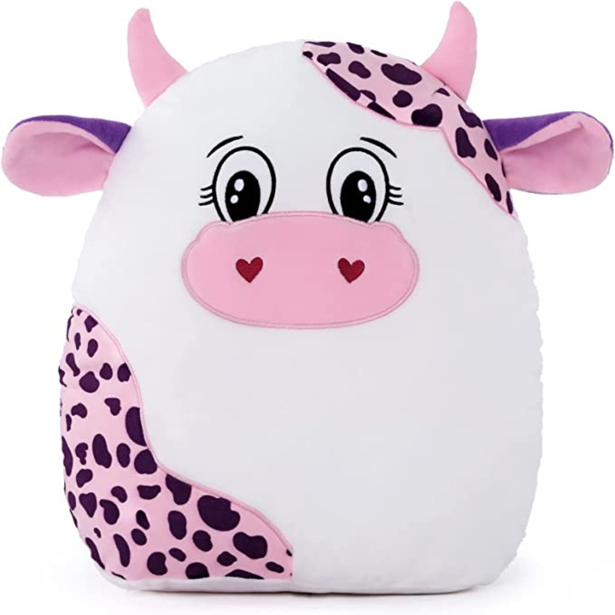 "MaoGoLan 16"" Large Soft Cow Plushie, Leopard Print Stuffed Animal ...
