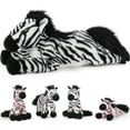 MaoGoLan 25" Giant Zebra Stuffed Animal with 4 Babies Plush Toy ...