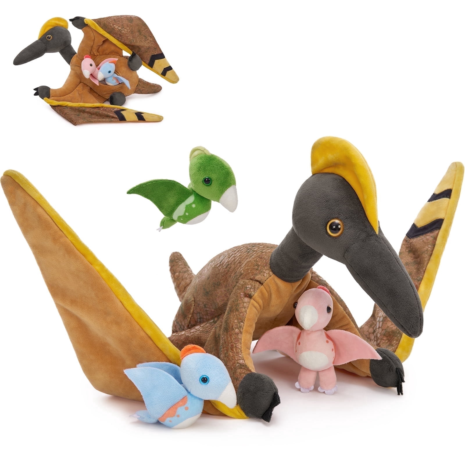 MaoGoLan, Giant Pterodactyl Plush Toy, 37 inch, Dinosaur-themed Gift ...
