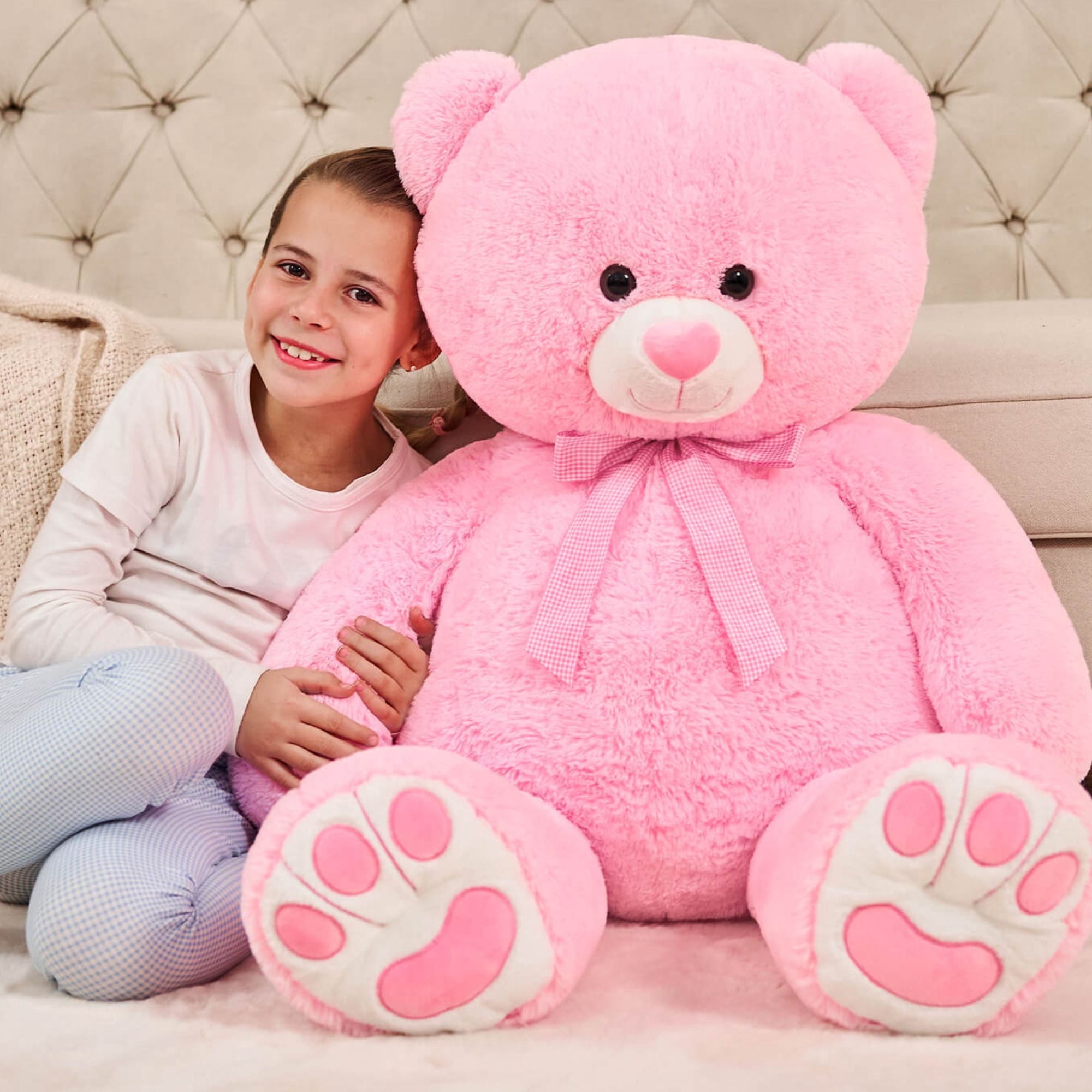 MaoGoLan 43" Giant Teddy Bear Plush Toy Jumbo Stuffed Animal - Walmart.com