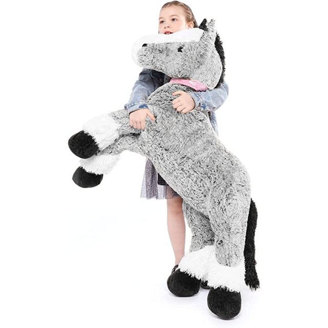 MaoGoLan 47" Giant Horse Stuffed Animal Large Stuffed Horse Plush Toy ...