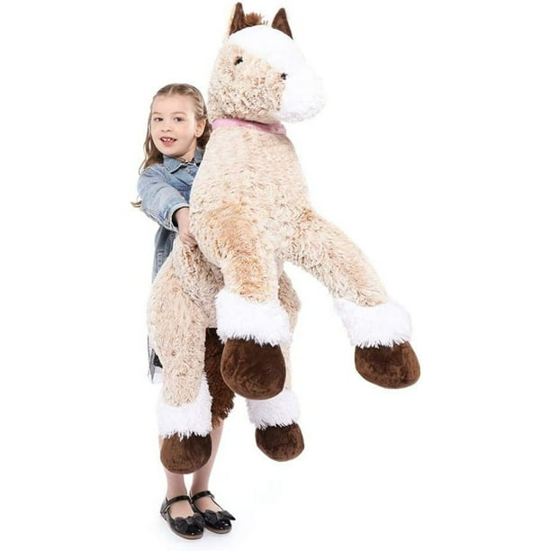 MaoGoLan 47" Giant Horse Stuffed Animal Large Stuffed Horse Plush Toy ...