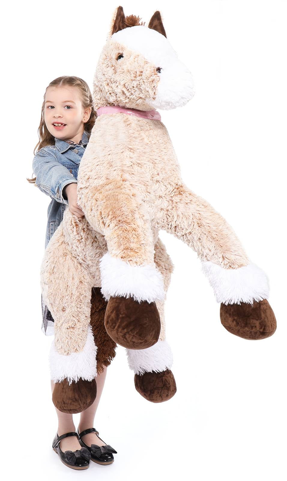 MaoGoLan 47" Giant Horse Stuffed Animal Large Stuffed Horse Plush Toy ...