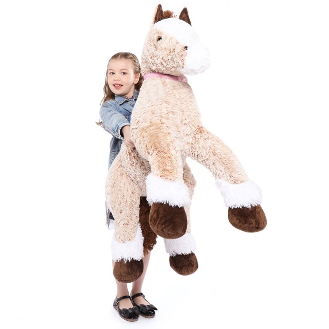 MaoGoLan 47" Giant Horse Stuffed Animal Large Stuffed Horse Plush Toy ...