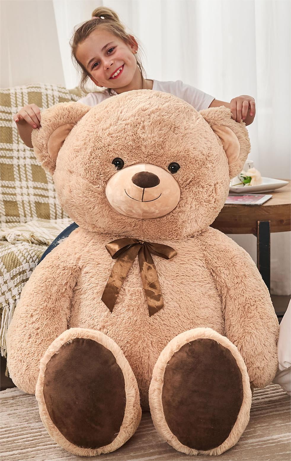 MaoGoLan Huge Extra Large 47" Super Soft Fluffy Teddy Bear Stuffed ...