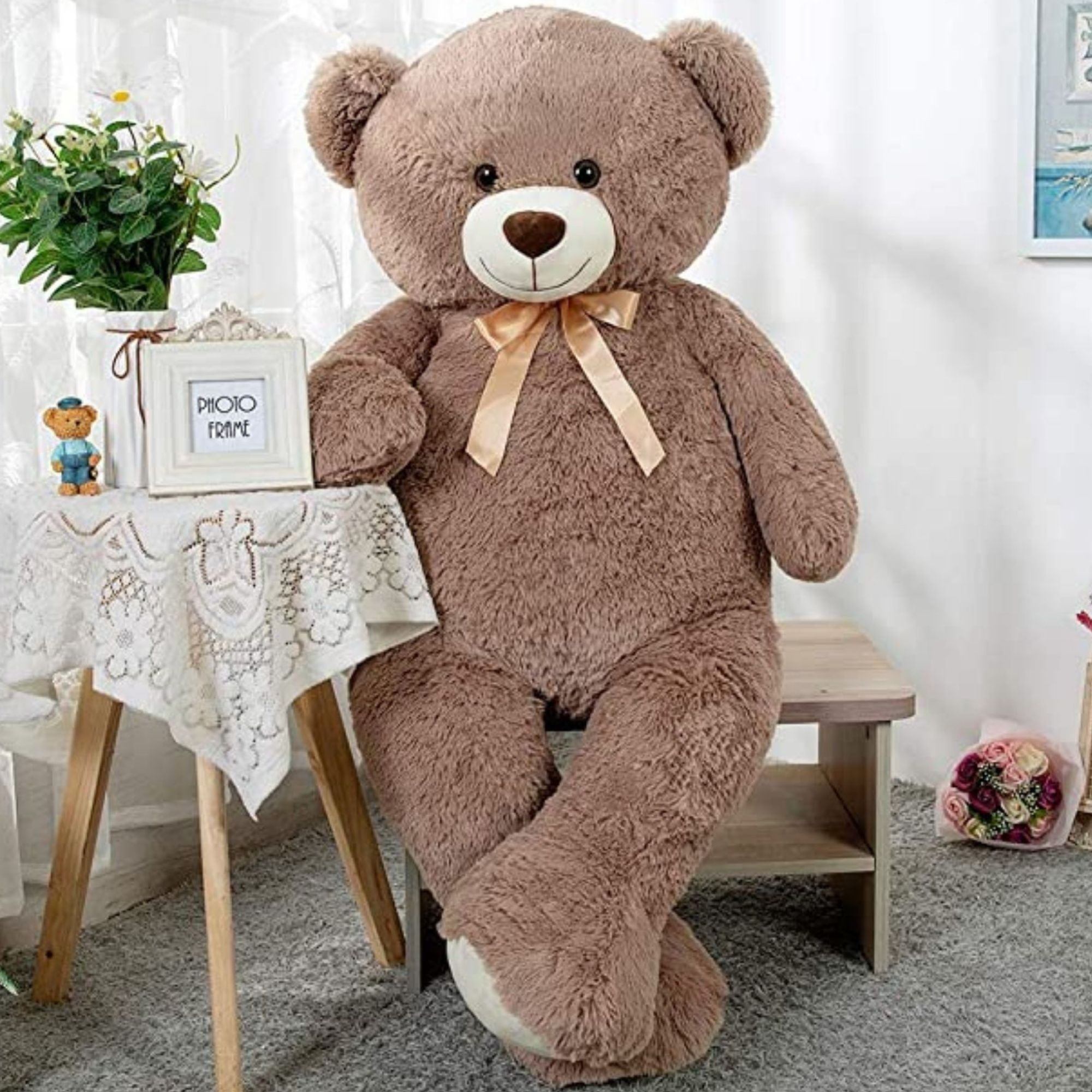 Free Shipping! MaoGoLan 52'' Big Teddy Bear Giant Stuffed Animal Plush ...