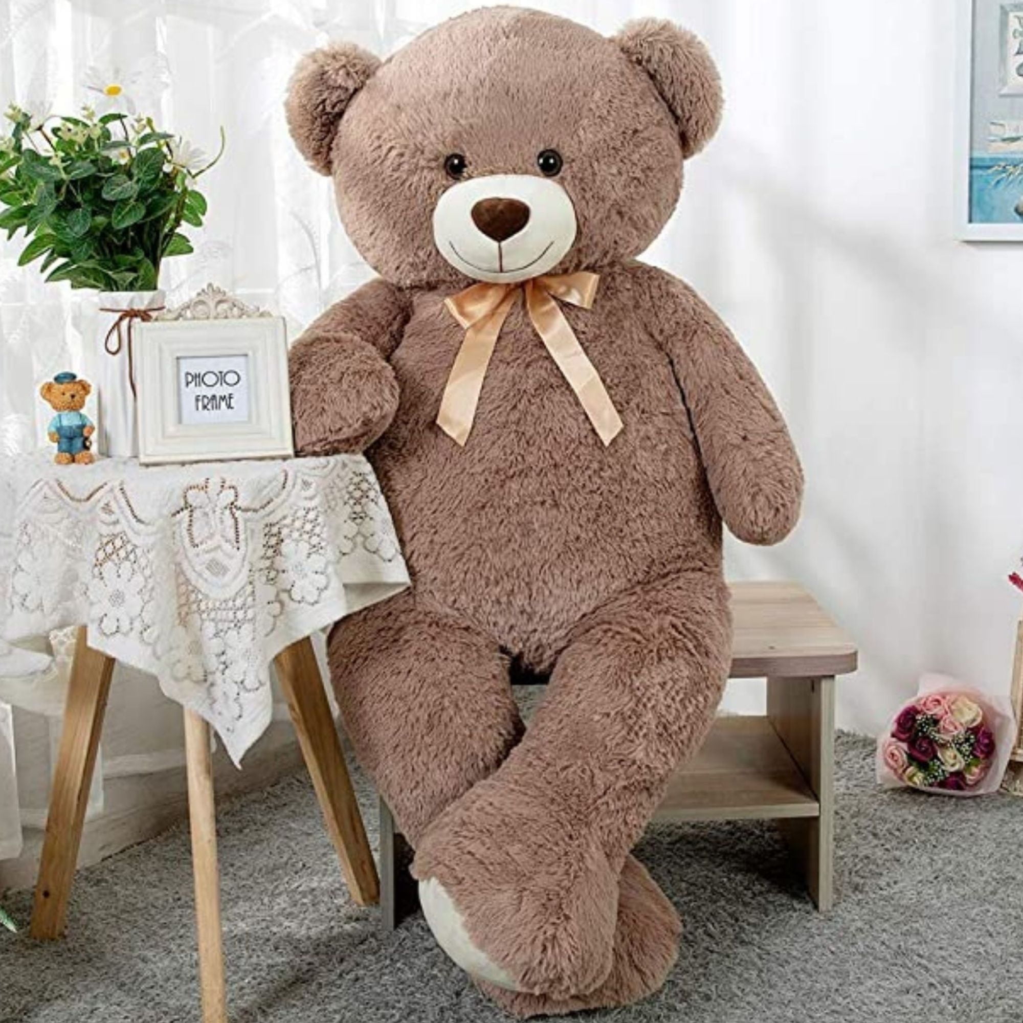 MaoGoLan 52'' Big Teddy Bear Giant Stuffed Animal Plush Soft Toy ...