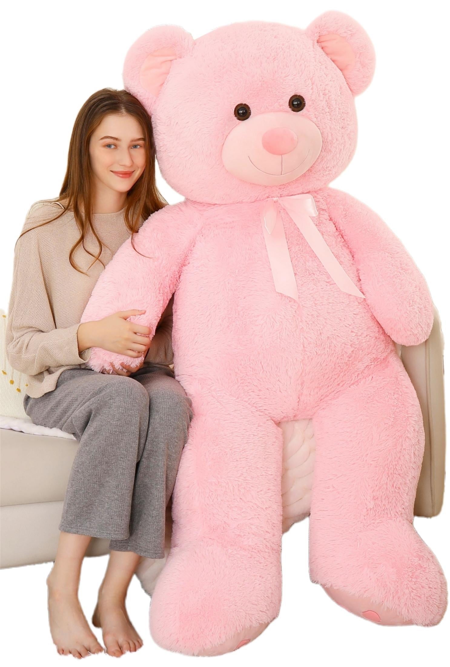 MaoGoLan 5ft Jumbo Teddy Bear Stuffed Animal Big Life Size Plush Toy ...