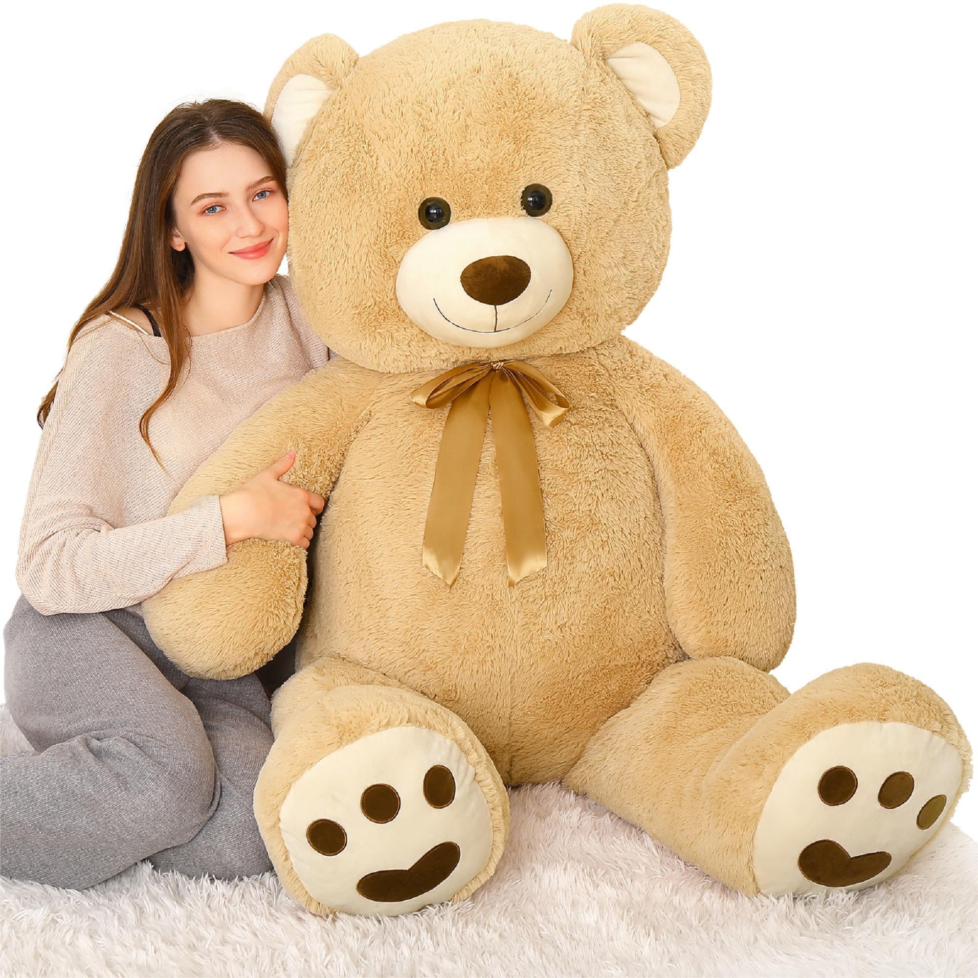 MaoGoLan 5ft Jumbo Teddy Bear Stuffed Animal Big Life Size Bear Plush ...