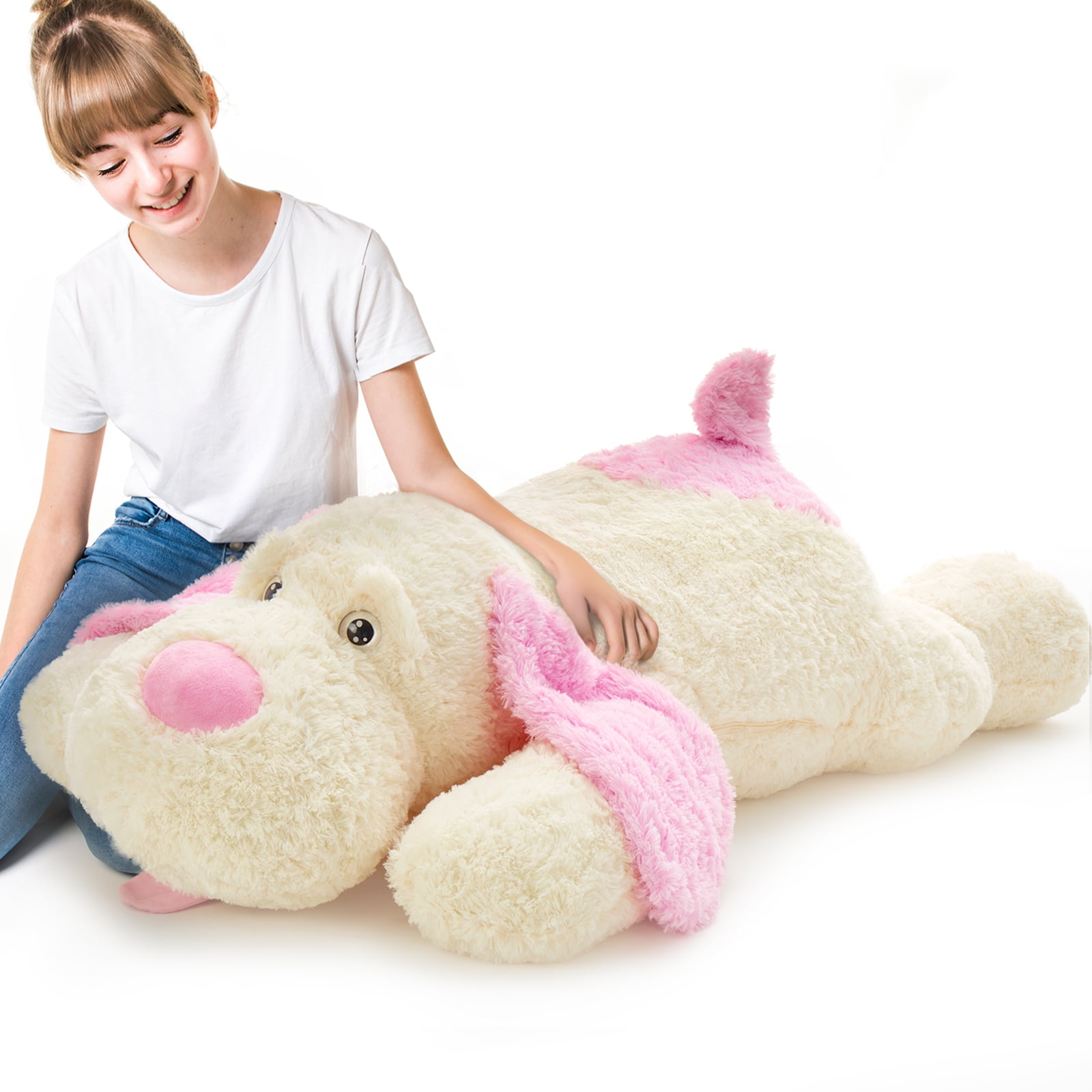 MaoGoLan Big Cute Oversized Giant Dog Stuffed Animal 51" Soft Puppy ...