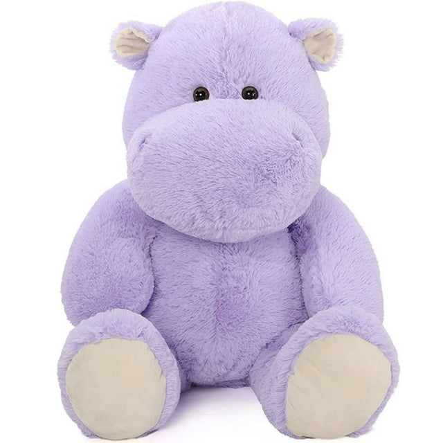 MaoGoLan Giant Hippopotamus Stuffed Animals 36" Purple Oversized Hippo ...