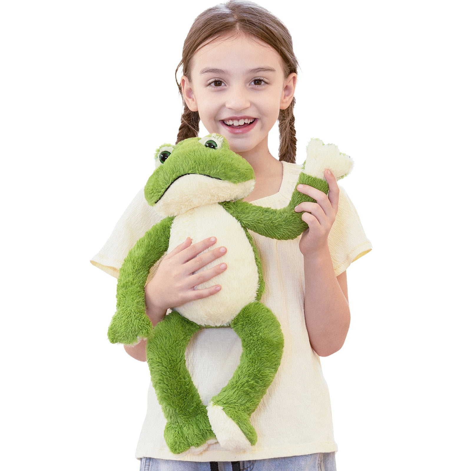 "MaoGoLan Large Plushie Frog Stuffed Animal 17.7"" Cute Soft Toy with ...
