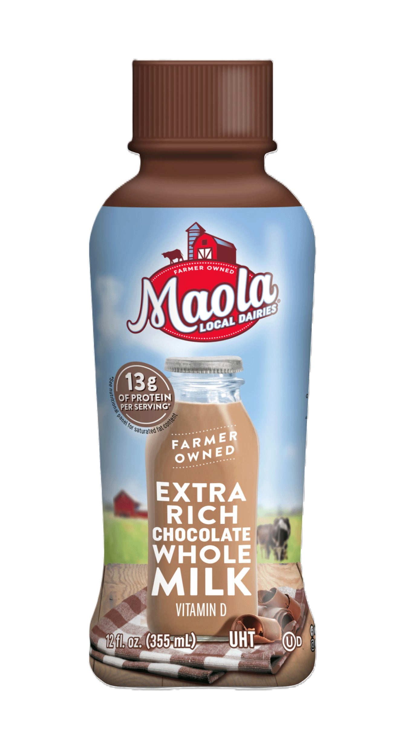 Maola Extra Rich Chocolate Whole Milk, 12 oz - Walmart.com