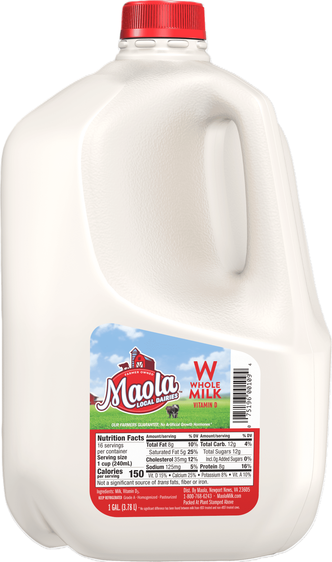 Maola Whole Milk, Gallon - Walmart.com